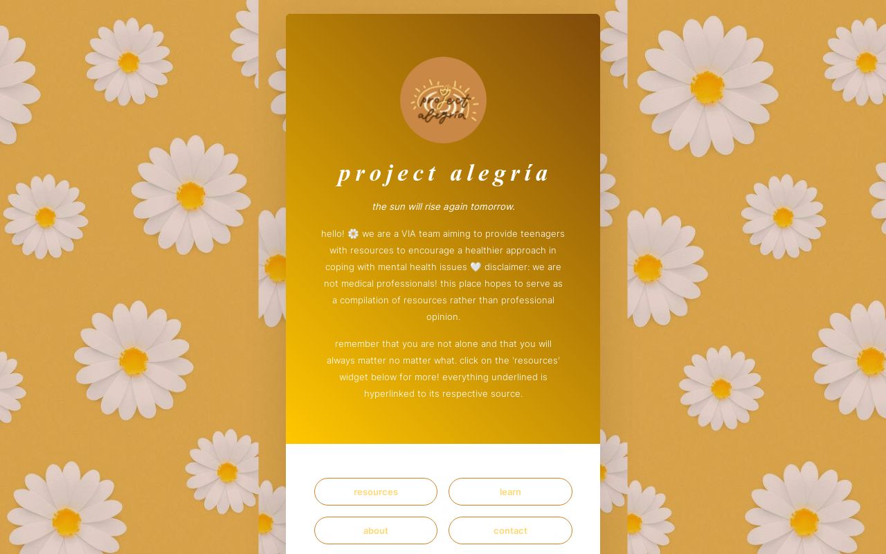 Project Alegría